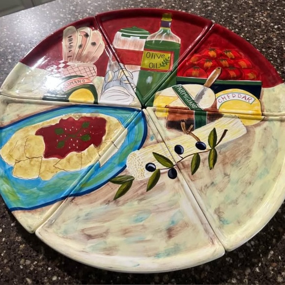 Ambiance | Dining | Pizza Slice Platestriangle Pie Shaped Pizza Plates ...